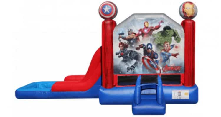 Marvel Avengers Wet/Dry Combo - Splash Bounce - Bounce House & Water ...